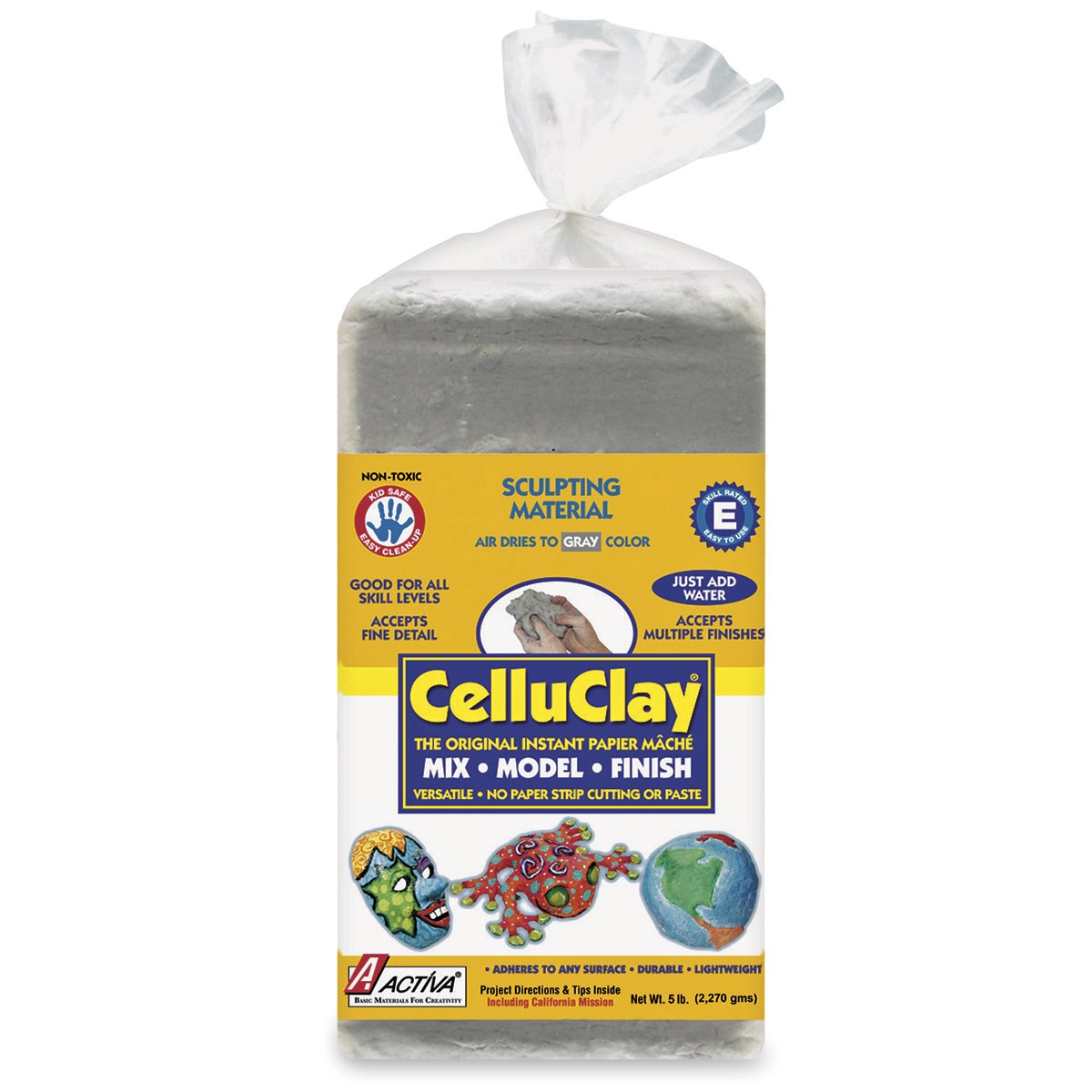 CelluClay Original Gray Instant Paper Mache
