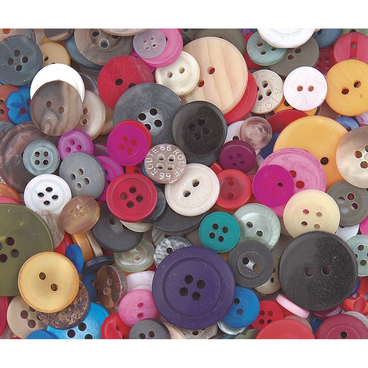 Bulk Button Assortment - 1-lb. Bag - Nasco Education