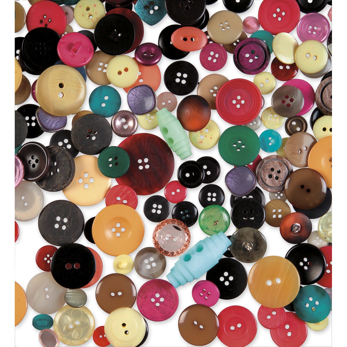 Bulk Button Assortment - 1-lb. Bag - Nasco Education