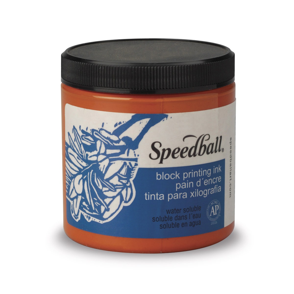 Speedball® Water-Soluble Block Printing Ink - 8-oz. Jar