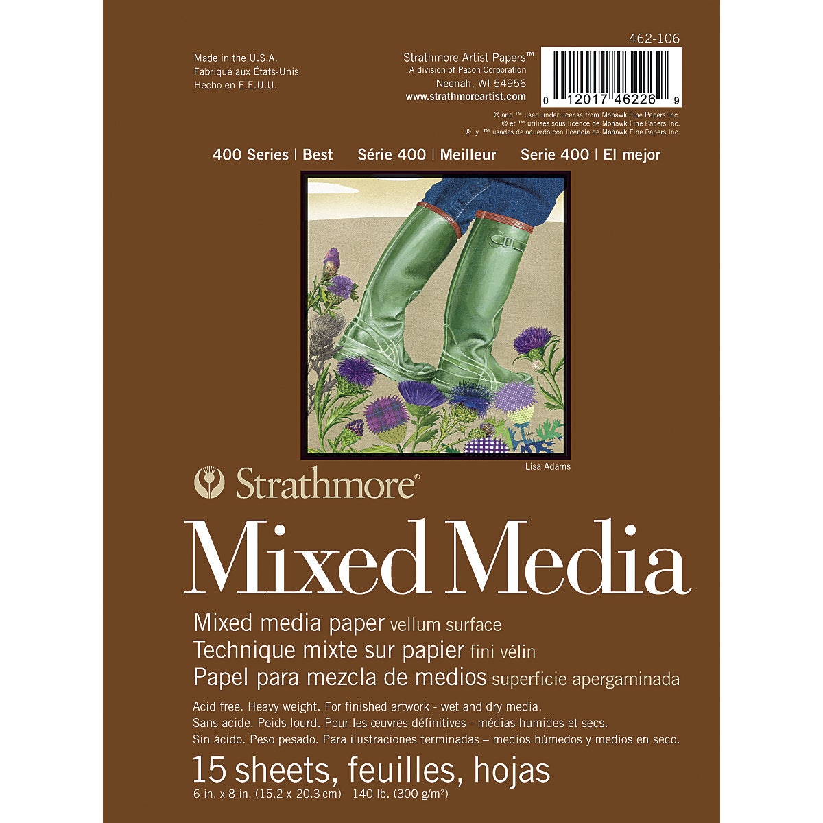 Strathmore® 400 Series Mixed Media Paper Pad - Nasco Education