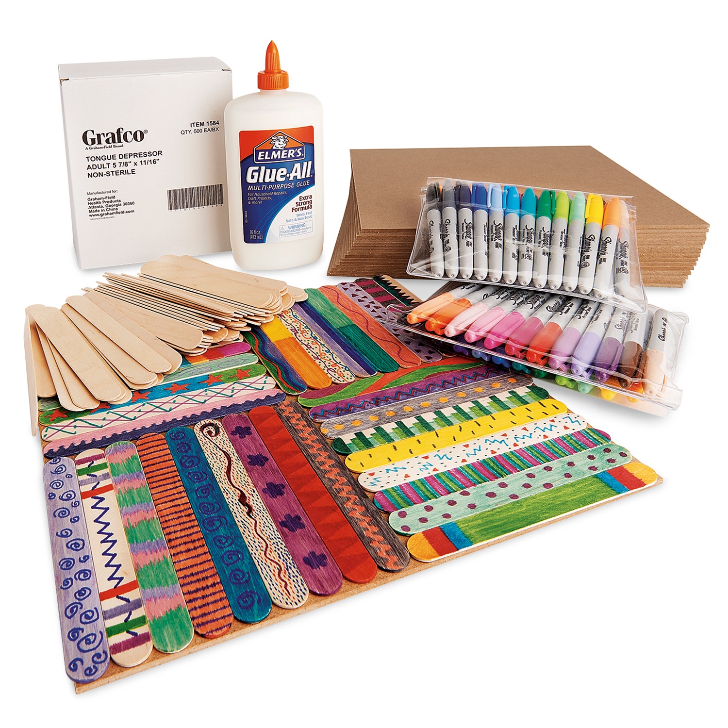 Popsicle Stick Quilt Kit - Nasco Education