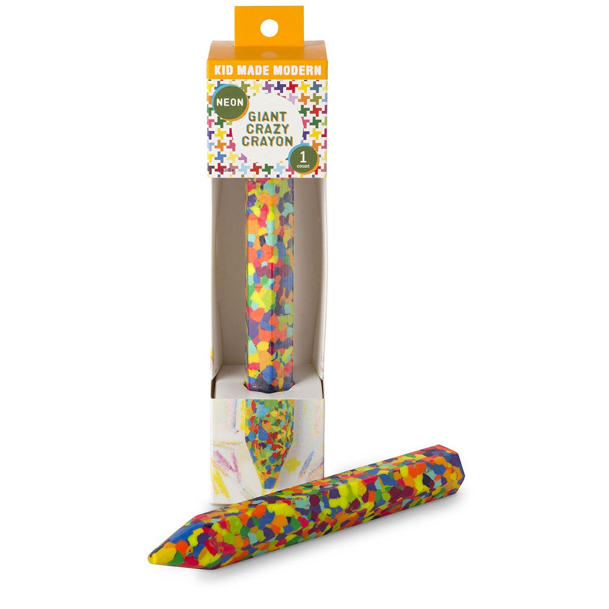 Giant Crazy Crayon - 15 Neon Colors