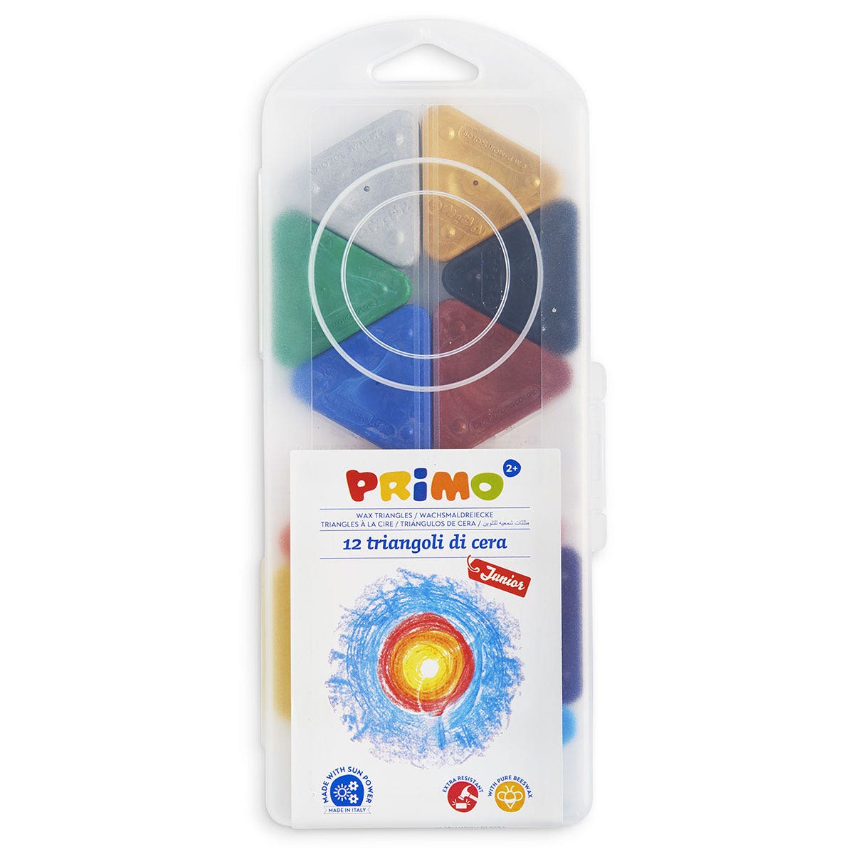 Primo Triangle Crayons - Set of 12 - Nasco Education