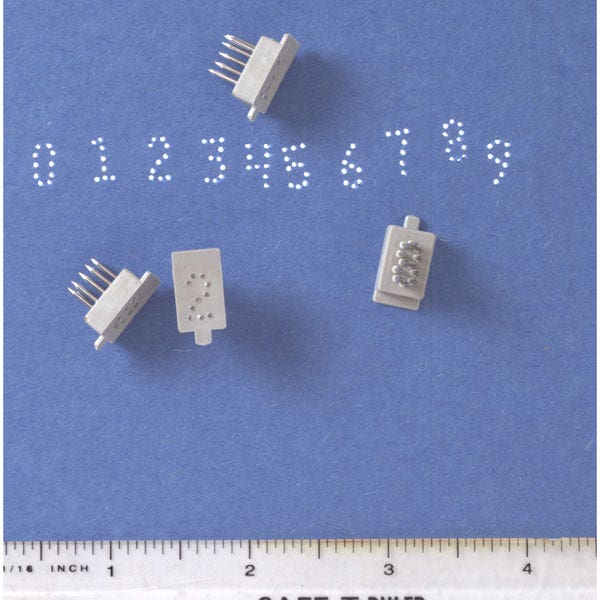 Numbers/Letters for 5-Digit Tattoo Outfit with Automatic Ear Release ...