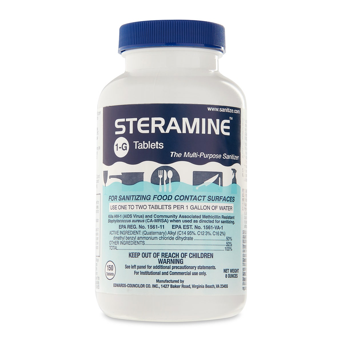 Steramine™ Sanitizer Tablets - Nasco Education