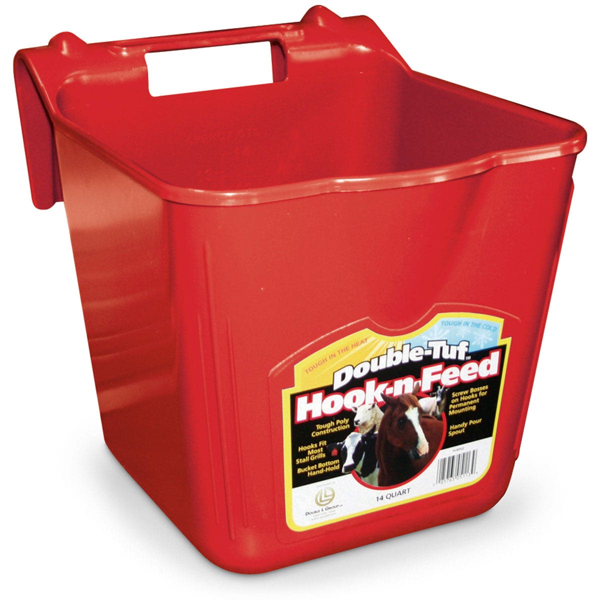 Double Tuf Hook-n-Feed 14-qt. Fence Feeder