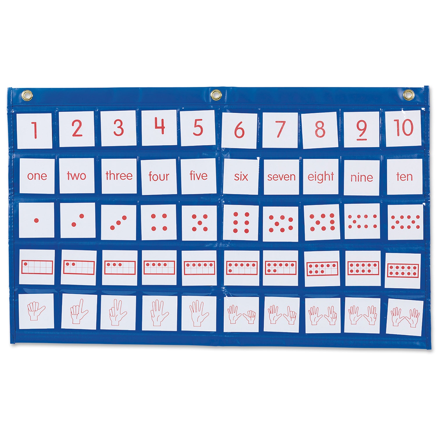 Number Path Pocket Chart with Cards