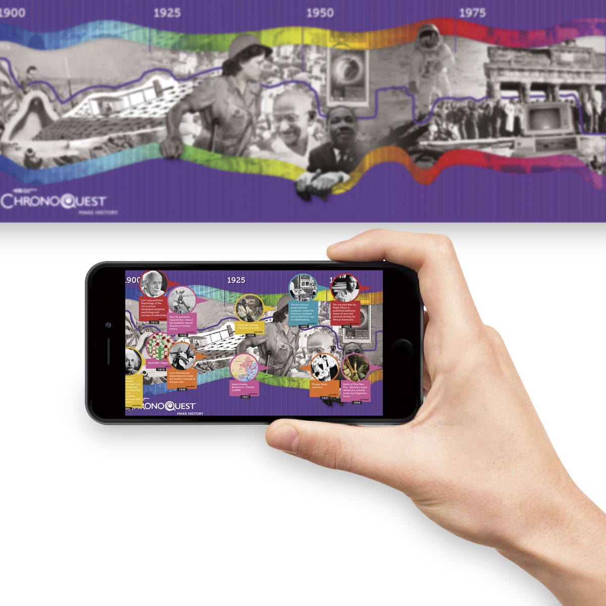 ChronoQuest™ 3D Interactive, Augmented Reality Timeline