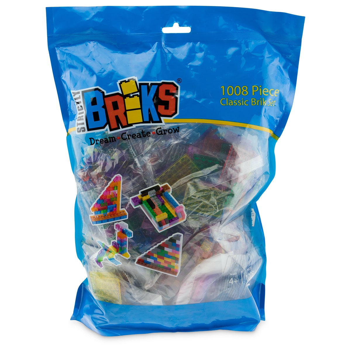 Strictly Briks® Standard-Sized Building Bricks in 12 Clear Colors