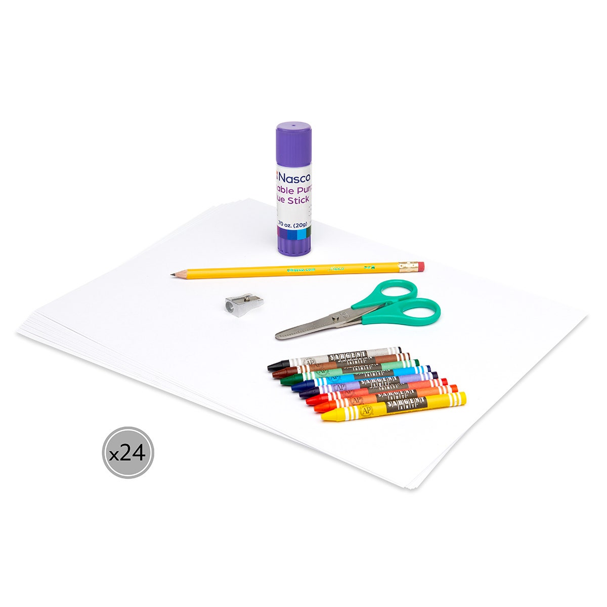 Student Basic Elementary Art Kits - 24 - Nasco Education