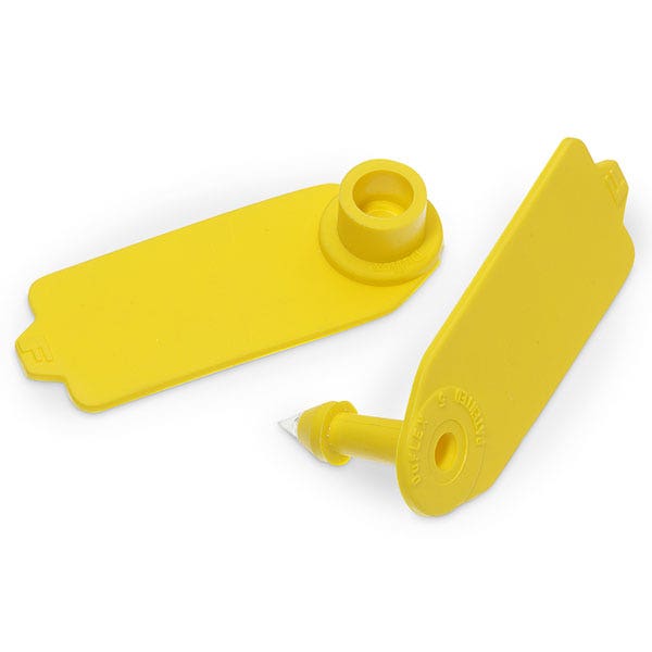 Destron Fearing™ Sheep/Goat Blank Tags - Yellow, Pack of 25