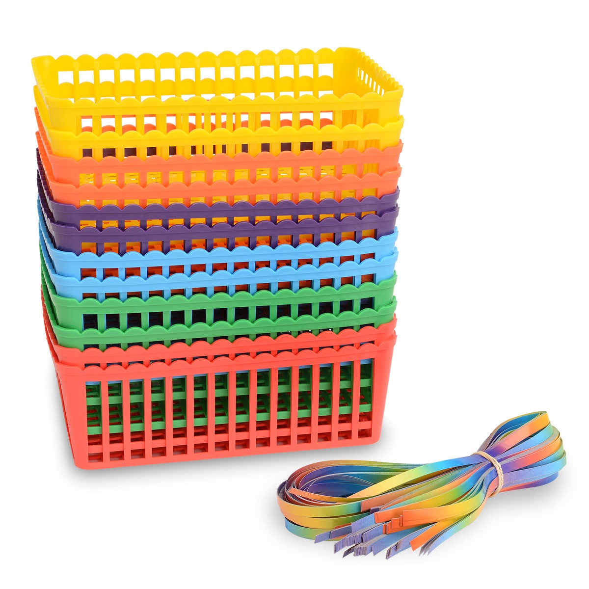 Roylco® Classroom Weaving Baskets - Set of 12