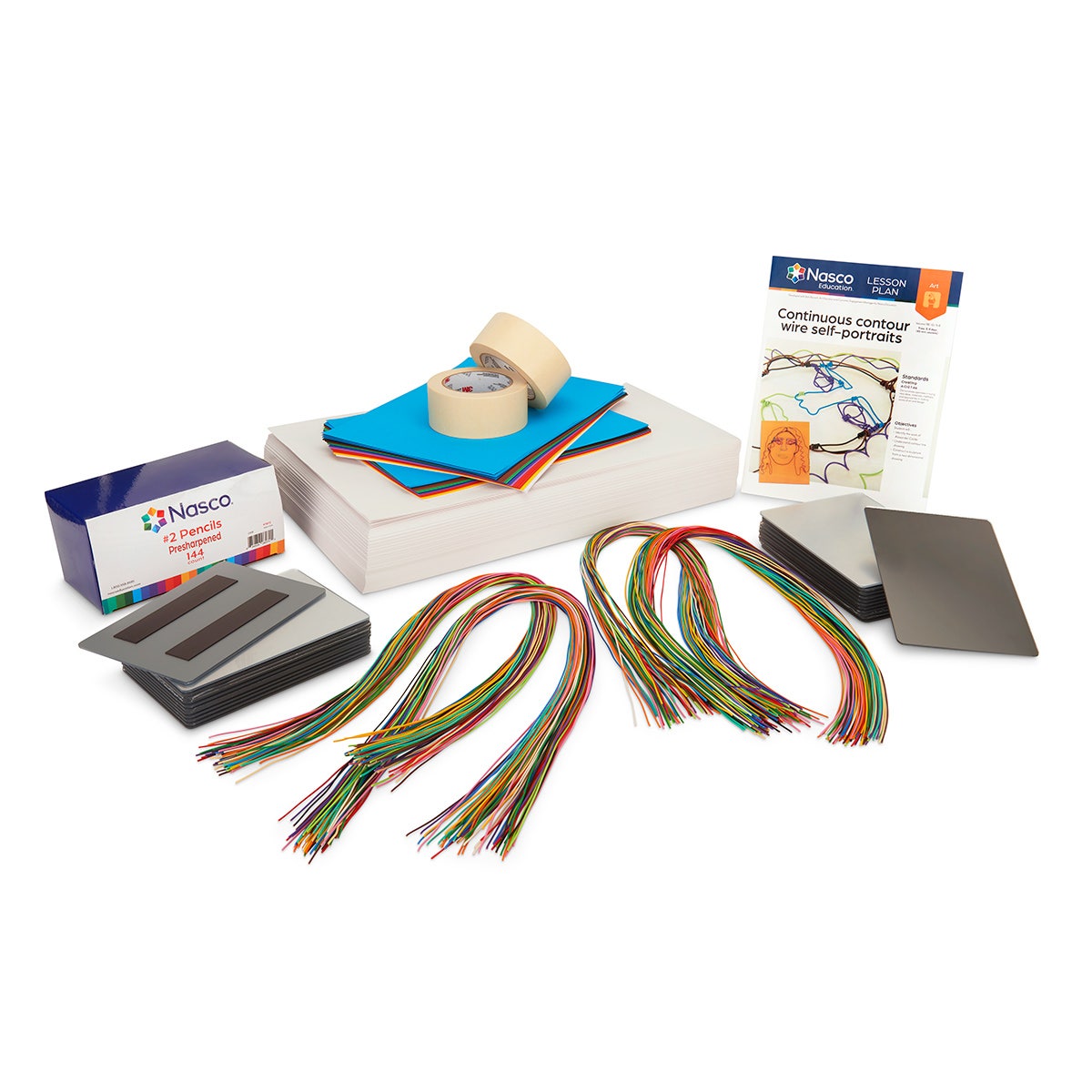Nasco Continuous Contour Wire Self-Portraits Kit - Nasco Education