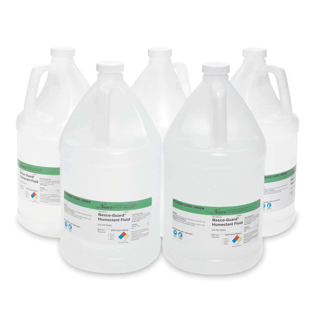 NASCOGuard® Humectant Fluid - Five 1-Gallon Bottles - Nasco Education