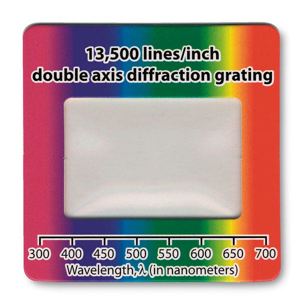 Replica Diffraction Grating Slides