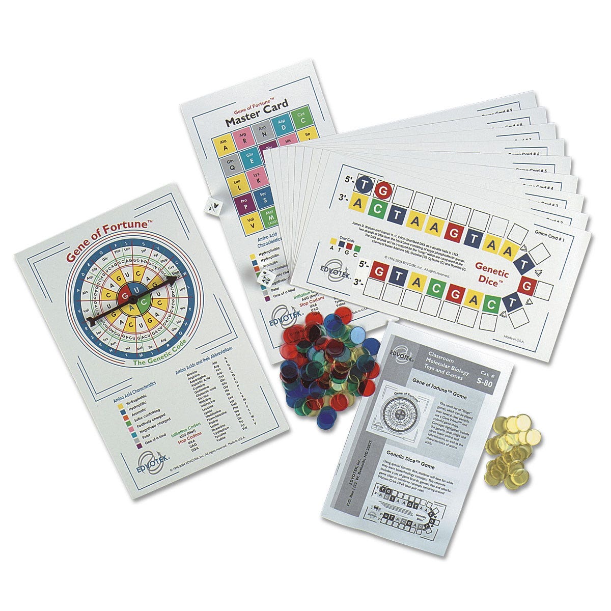 Gene of Fortune™ and Genetic Dice™ Games - Edvotek