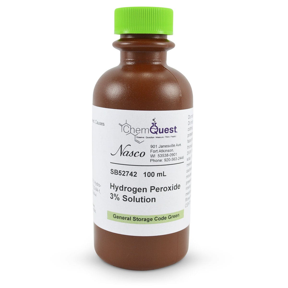 Hydrogen Peroxide 3% Solution - Nasco Education