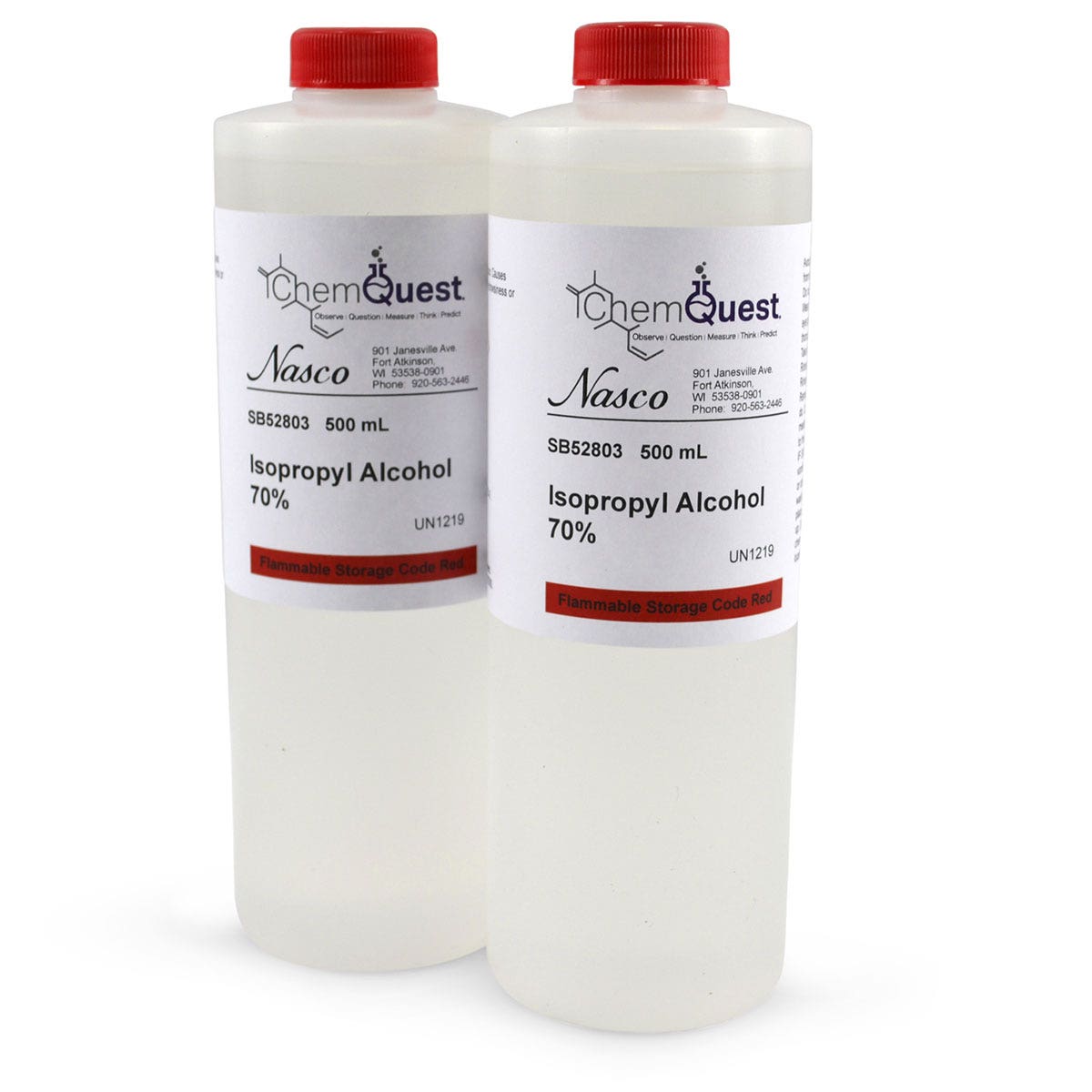 Lab Grade 70% Isopropyl Alcohol - 1,000 ml | Nasco Education