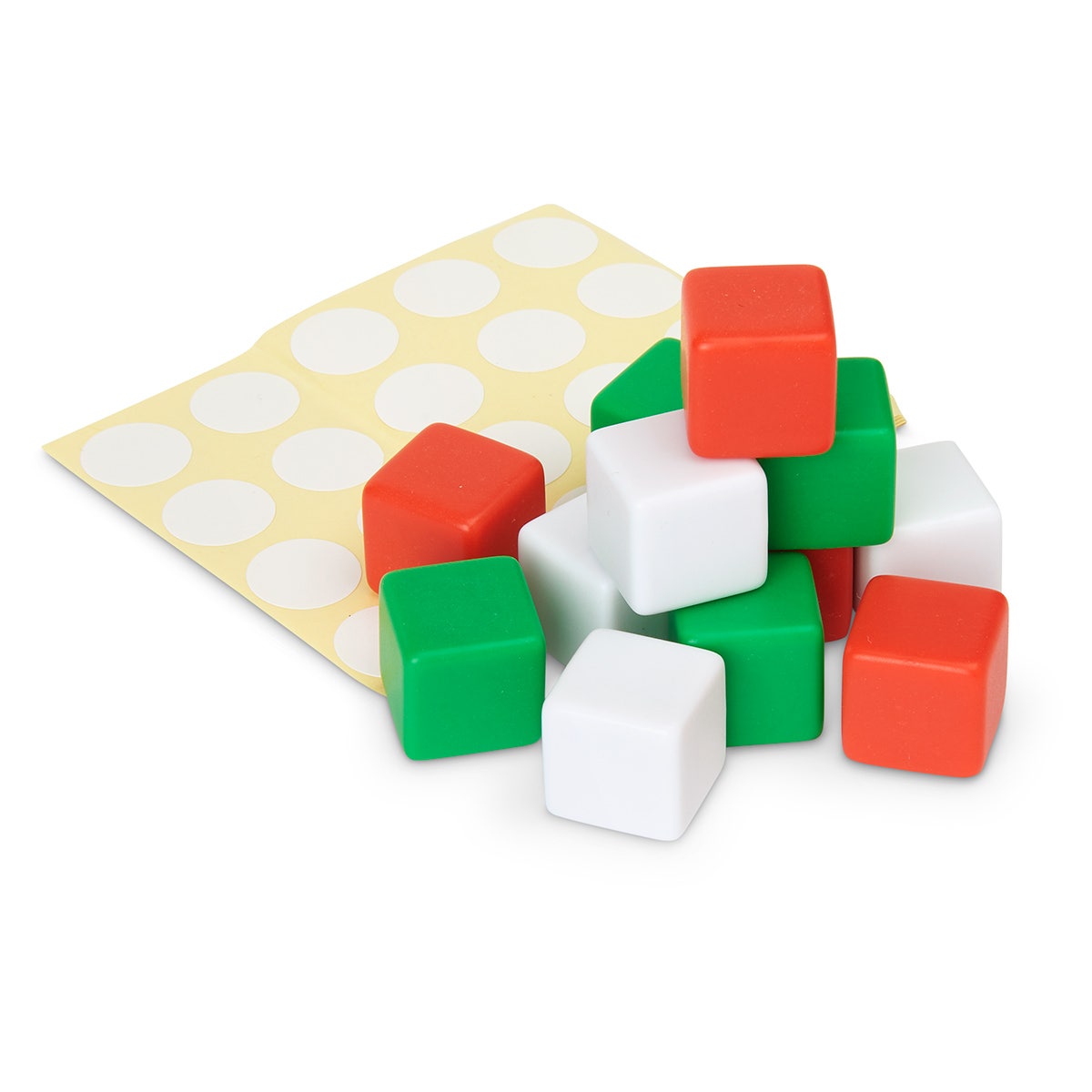 Blank Dice and Label Set - Nasco Education