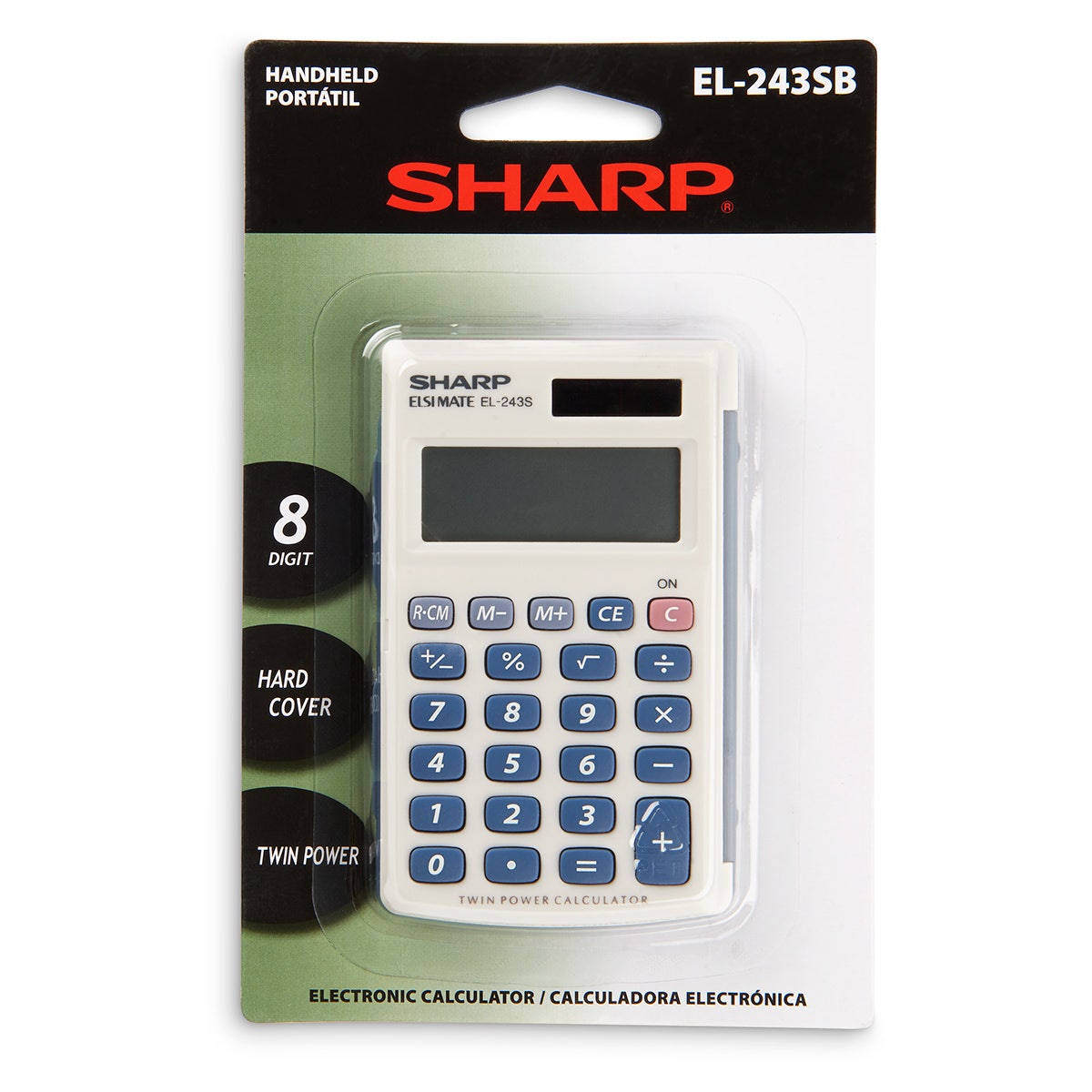 SHARP® EL-243S Solar Basic Handheld Calculator - Nasco Education
