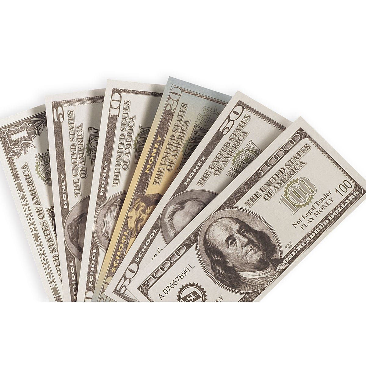 Paper Bill Set of 100 - Nasco Education