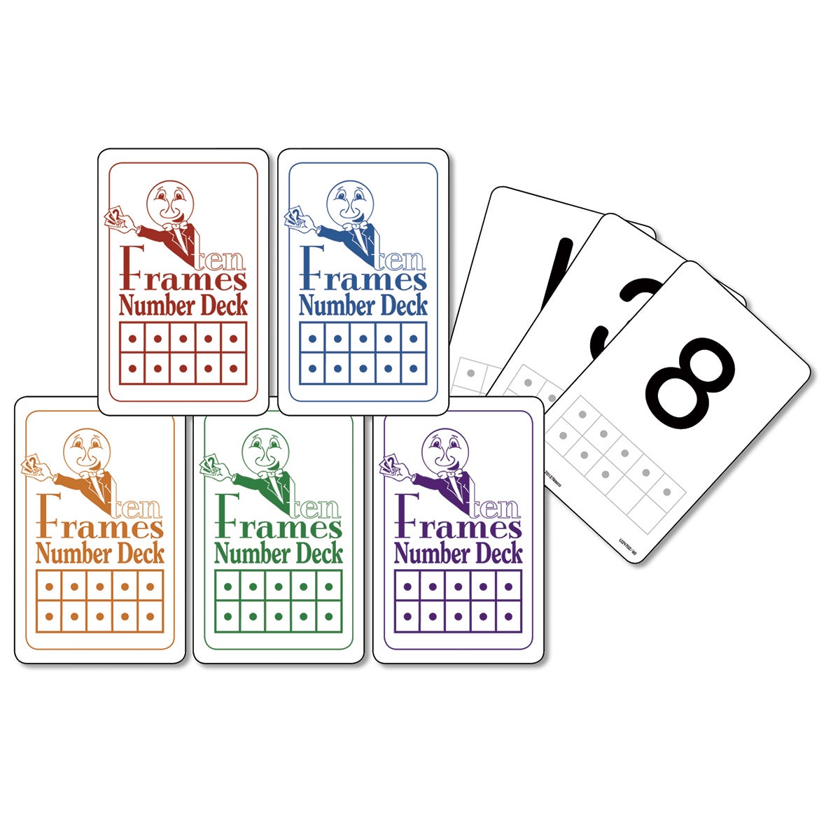 Ten Frames Number Cards - Nasco Education
