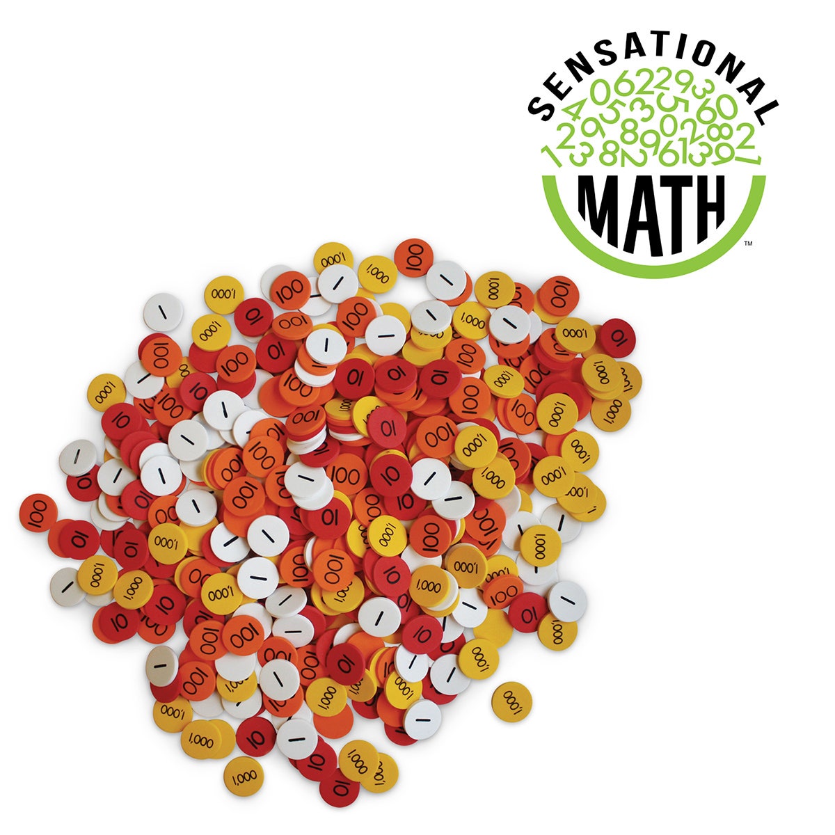 Sensational Math™ Place Value Discs - Classroom Set - Nasco Education