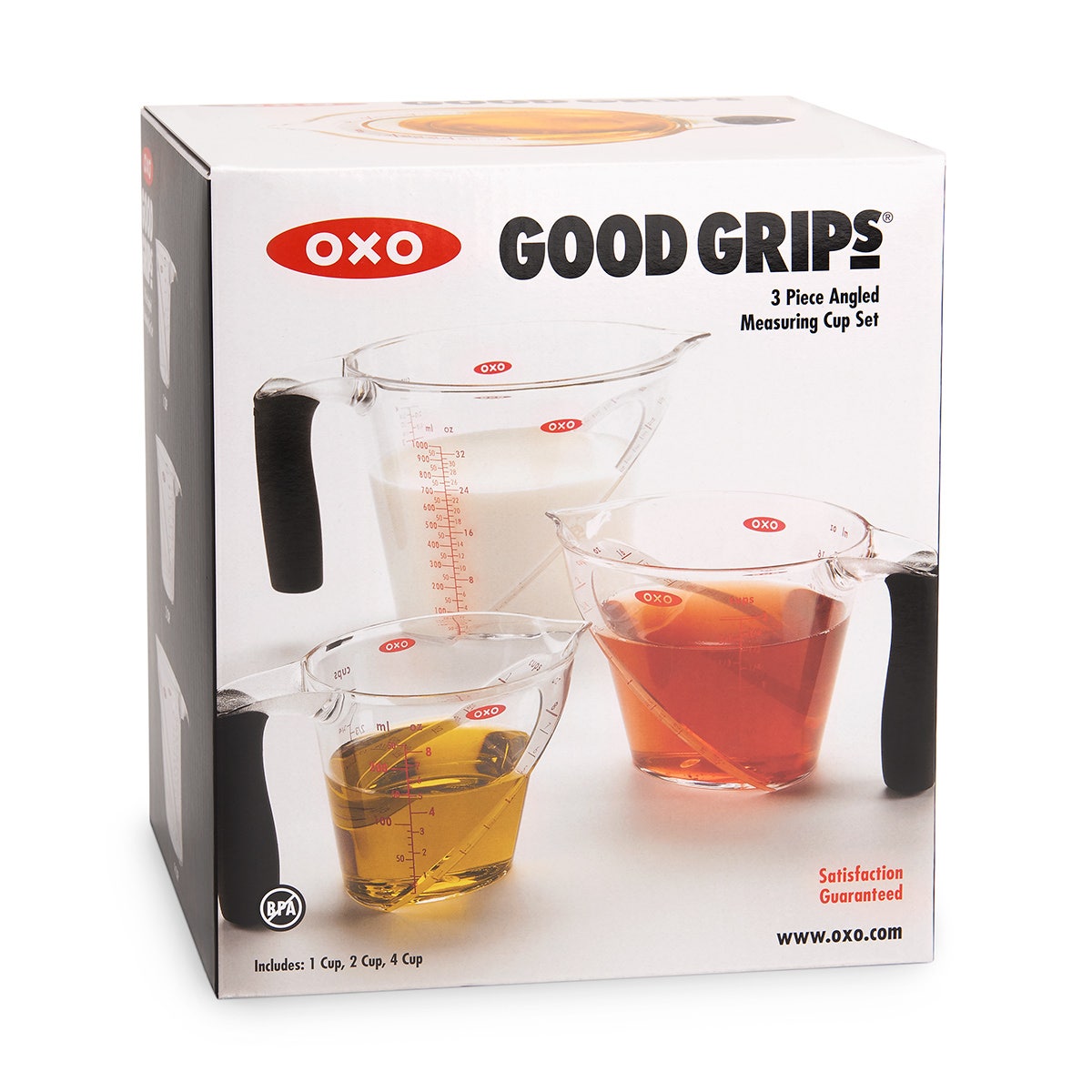 OXO® 3-Piece Angled Measuring Cups Set - Nasco Education