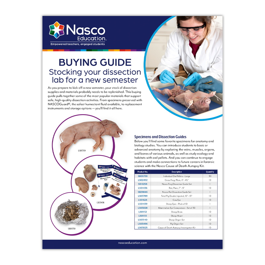 Dissection & Preserved Specimens | Nasco Education